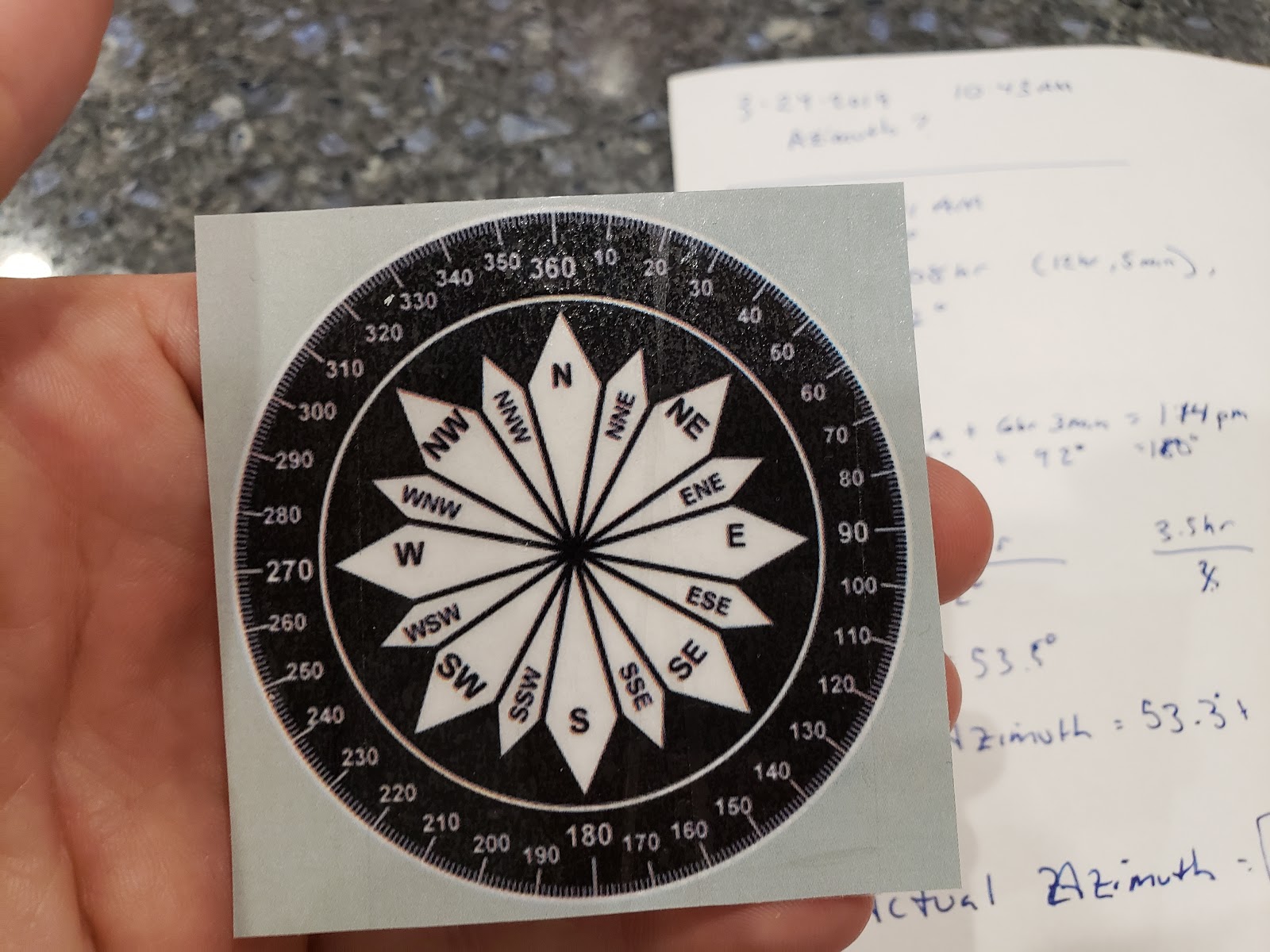 Ben's Journal: Improvised Direction Finding Using A Clock, Some Math ...