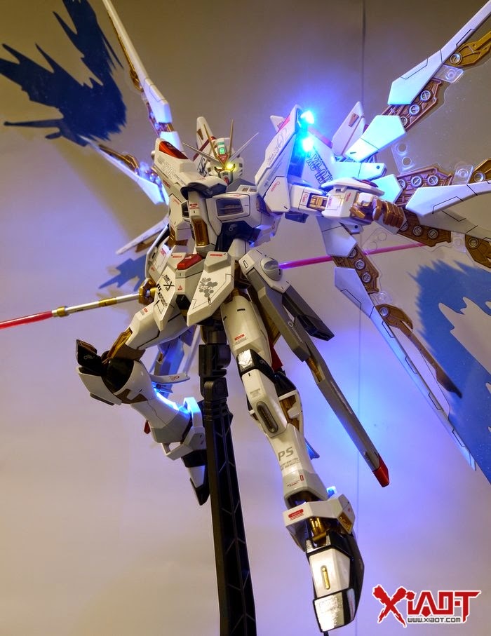 GUNDAM GUY: MG 1/100 Strike Freedom Gundam - Customized Build w/ LED