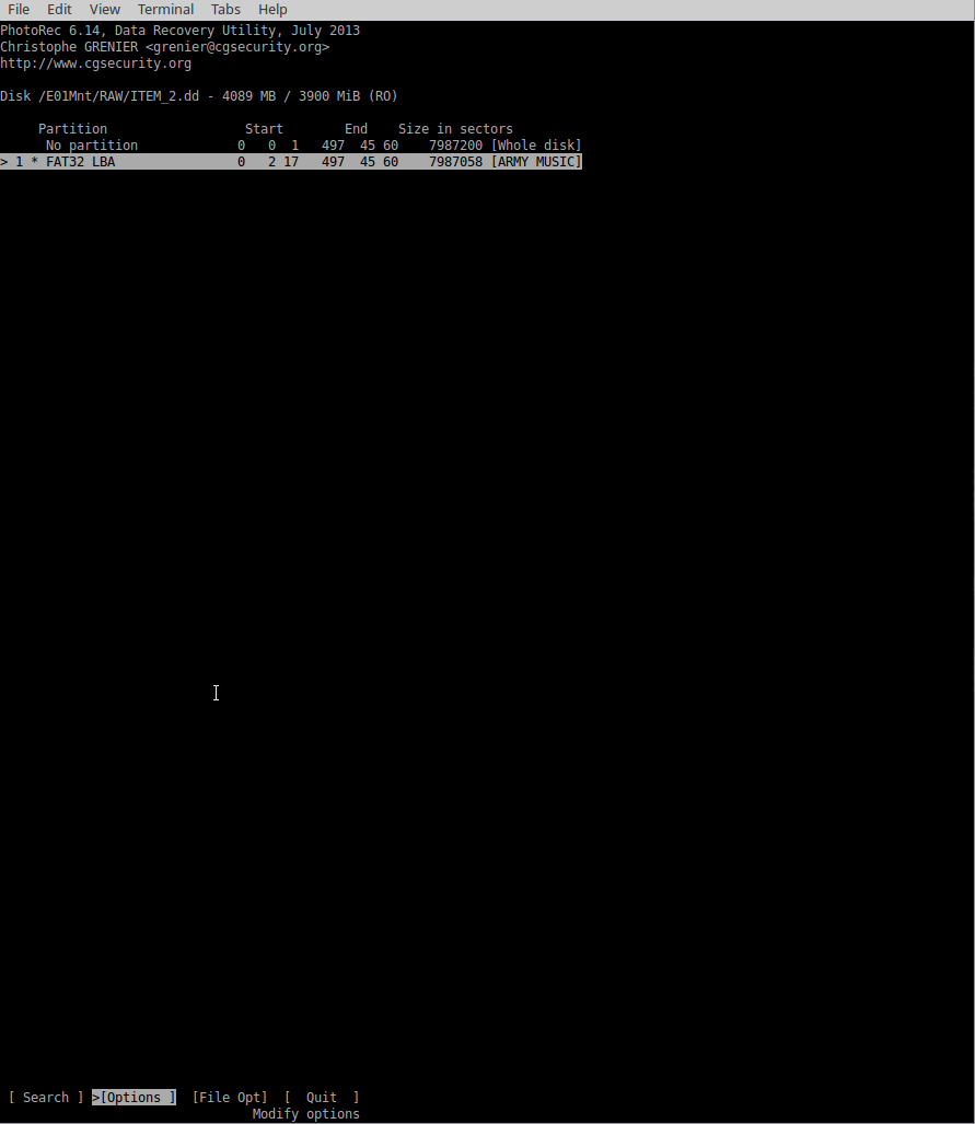Avoiding Atrophy Forensics: File Carving with PhotoRec
