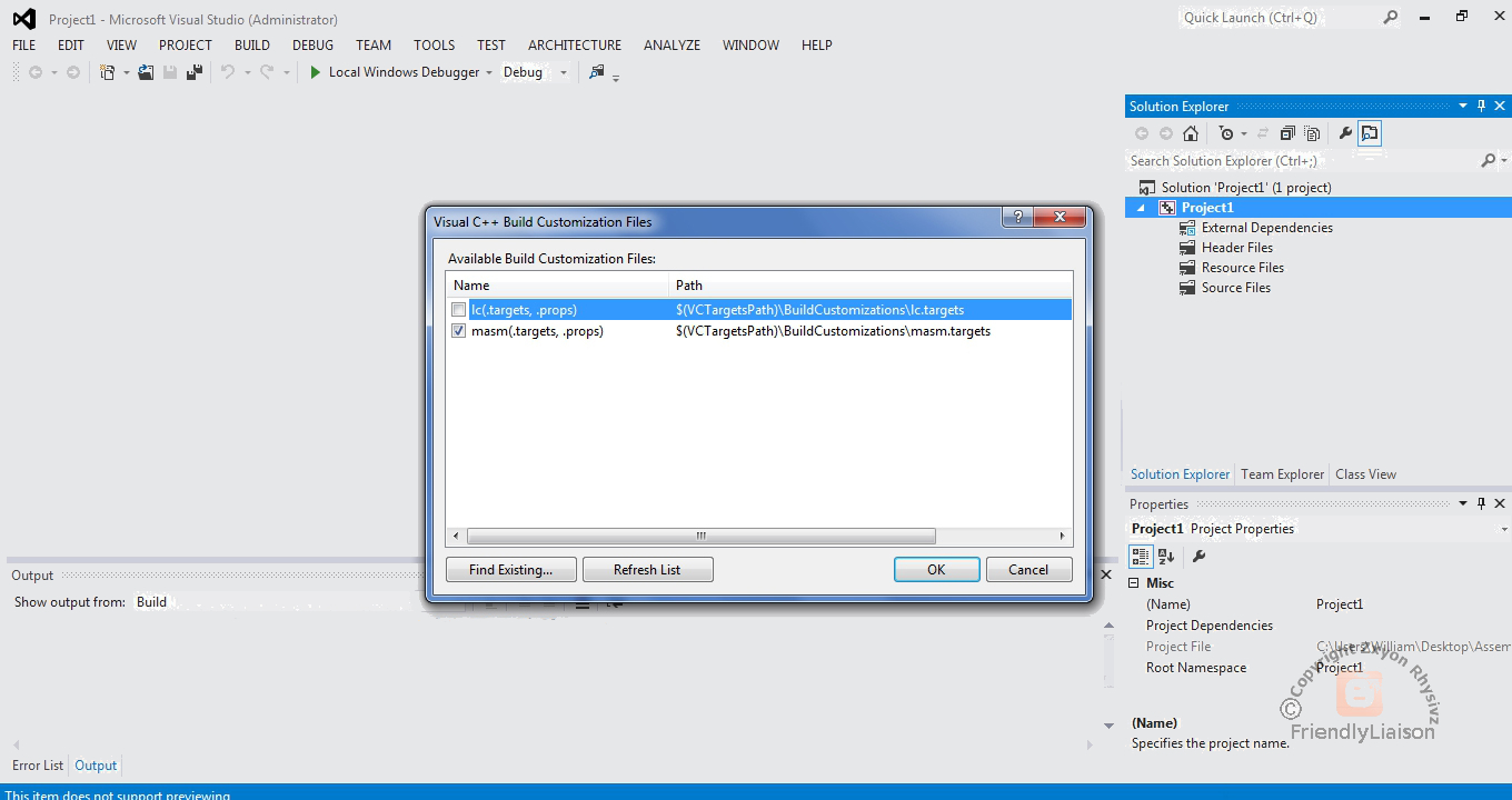 Friendly Liaison: 12/01/2012 - 01/01/2013