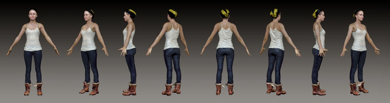 The 3D Art of Niko: Full Body Scanning, Retopologizing and Texturing