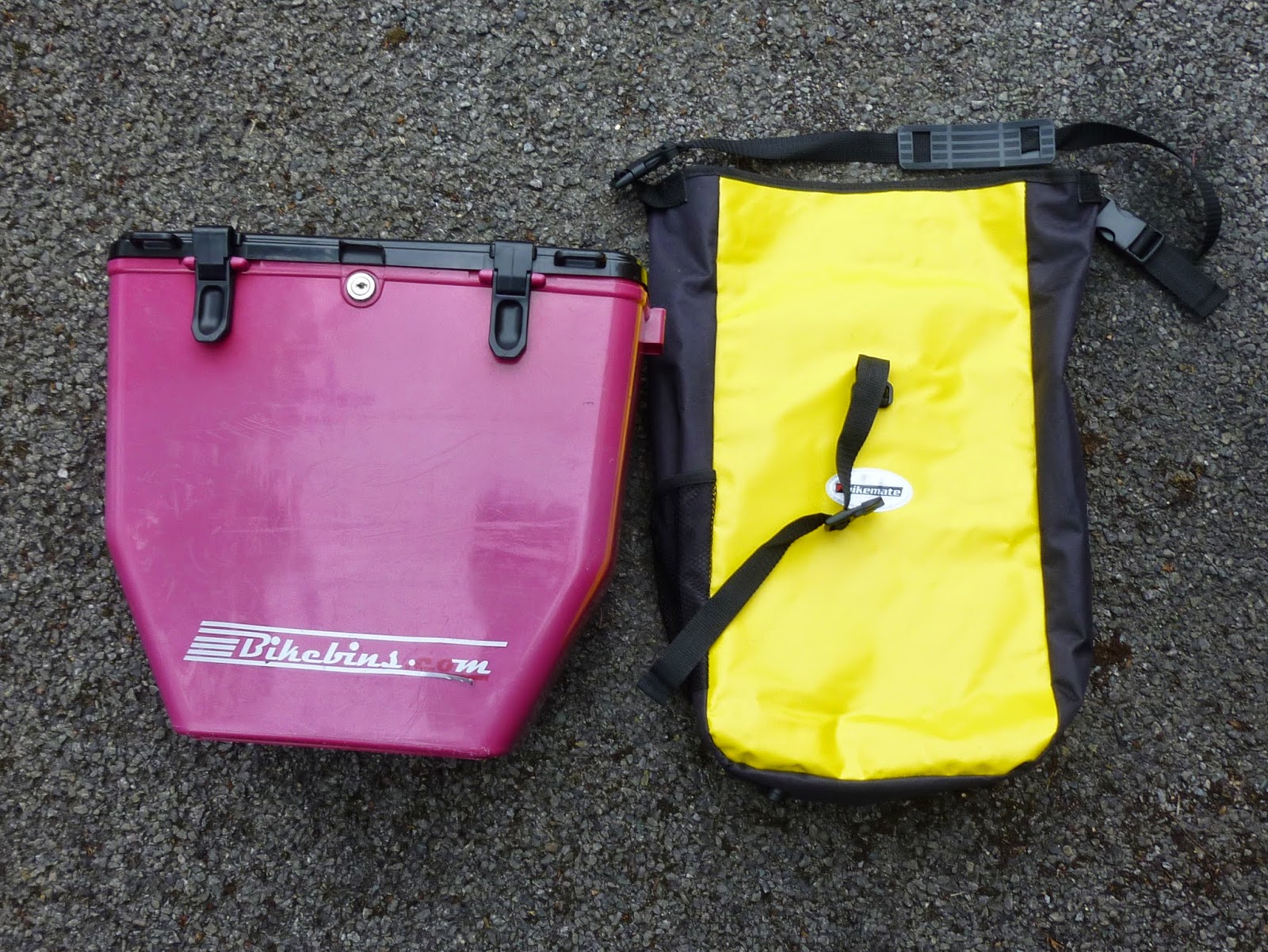 Second Gear: BikeBins hard-sided locking panniers - approaching the ...