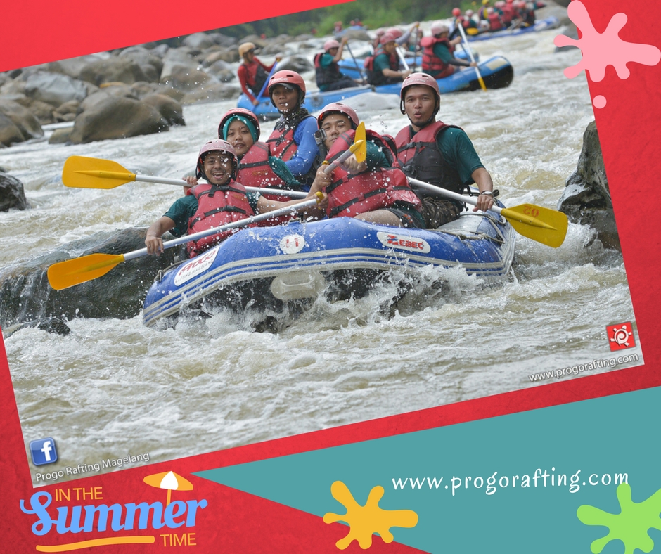 Arung Jeram Elo Progo Rafting Magelang - Arung Jeram Pemula