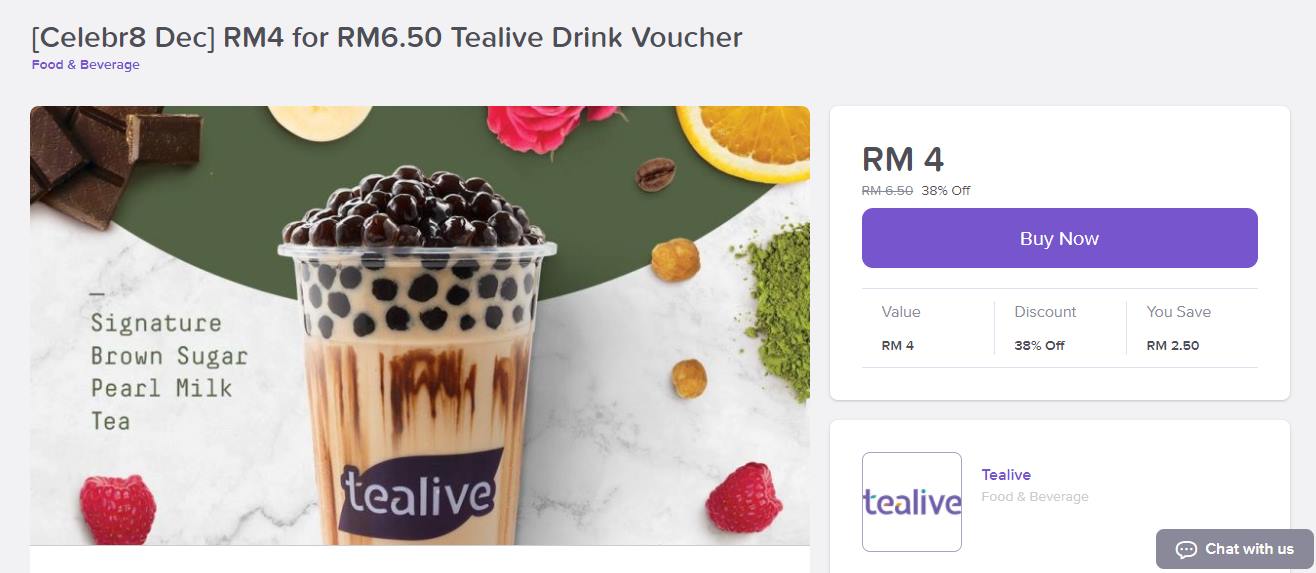 Tealive 饮料一杯只需RM4！全马分行！不要错过了！ - Leesharing