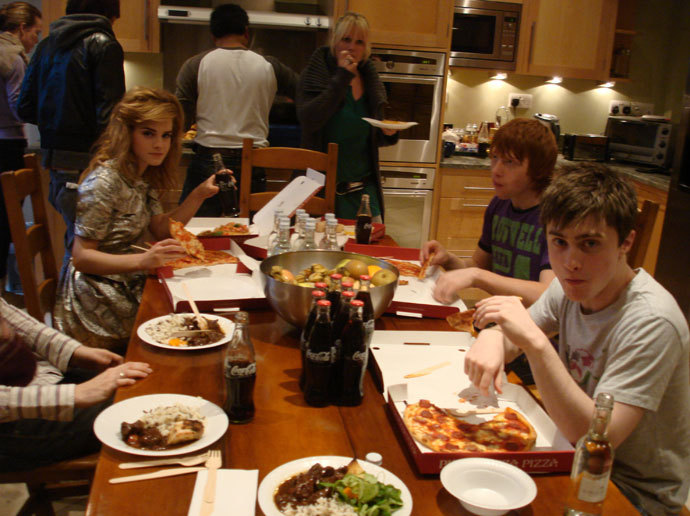 Celebs eating: Emma Watson