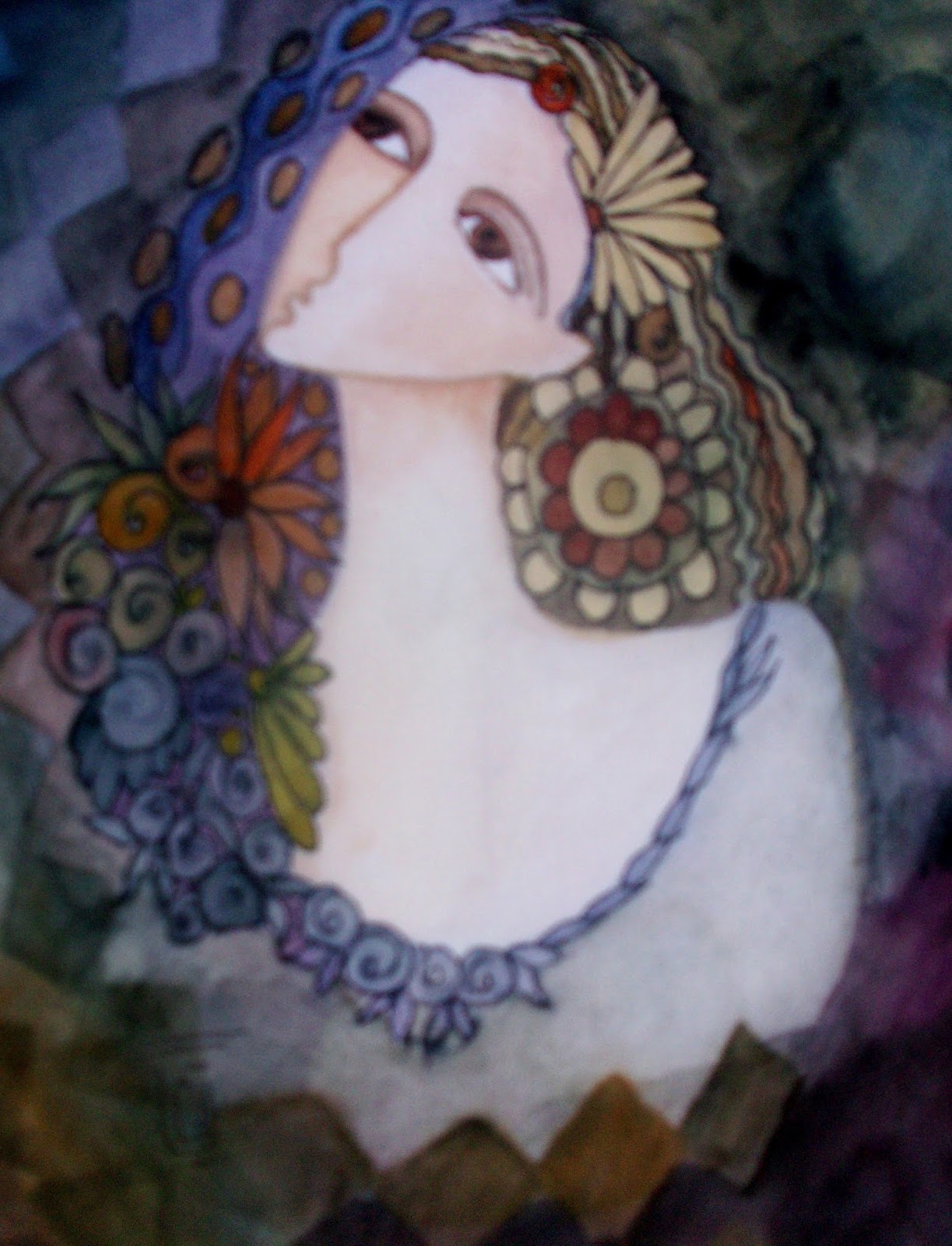 Guity Novin's Gallery: My Women-- Watercolor (1980-2005)