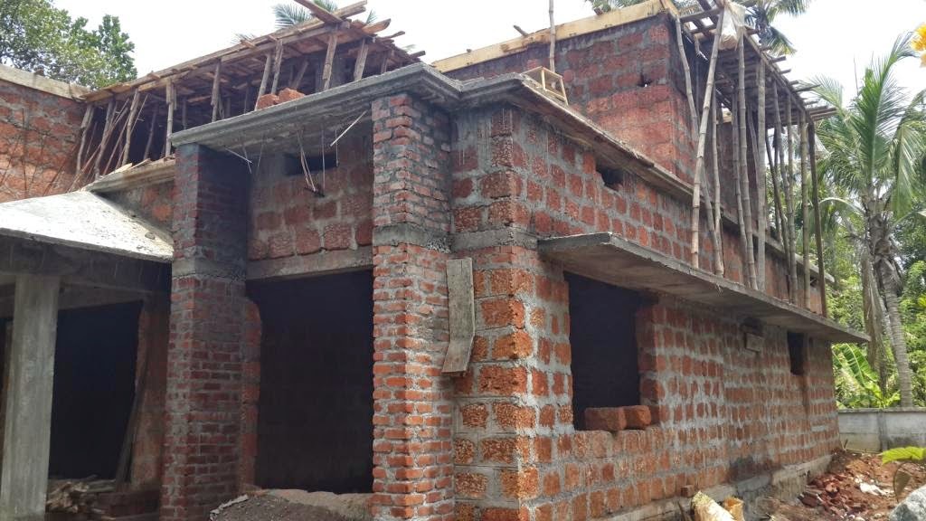 JOJU PAILY @ IRINJALAKUDA: FF Lintel Beam Shuttering Work 10-05-2014