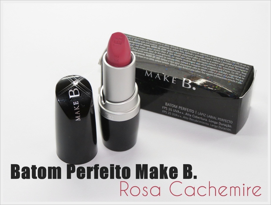 Swatch + Mini Review: Batom Make B. Rosa Cachemire | Just Makeup & Beauty
