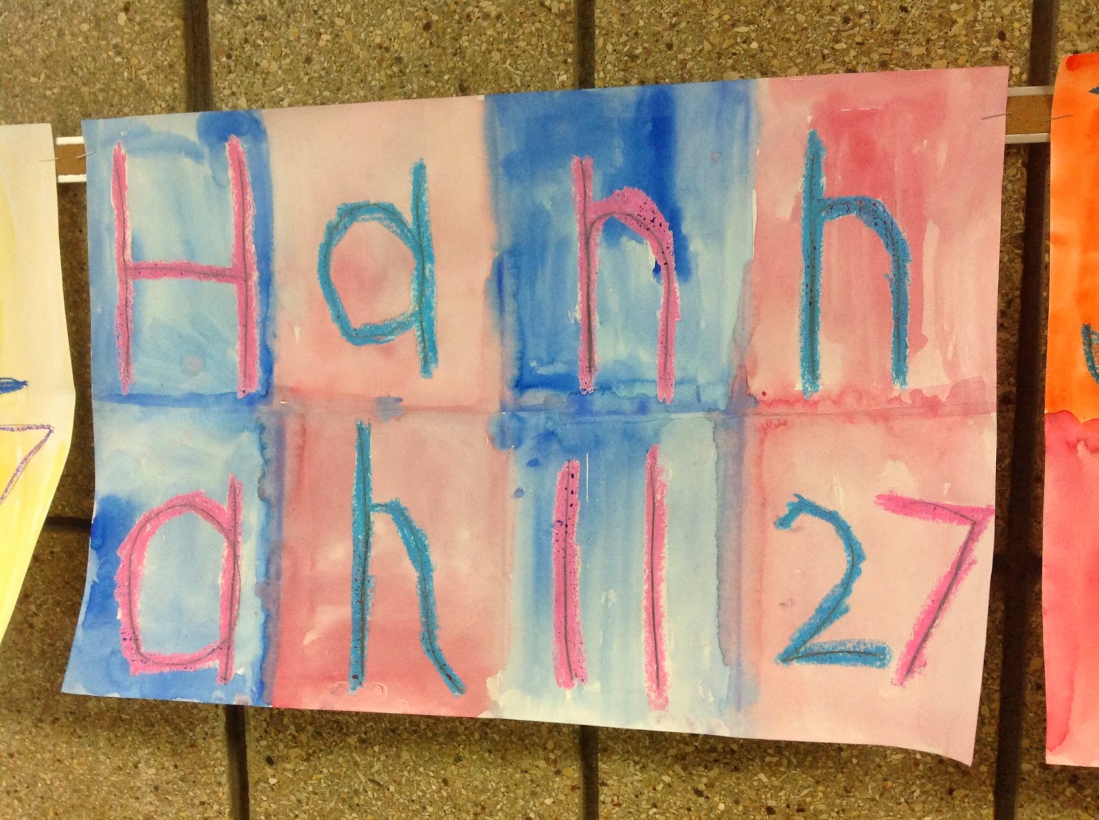 The Artsy Fartsy Art Room: Jasper Johns & 1st Grade