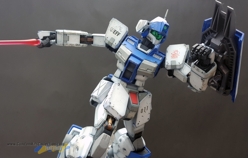 Painted Build: MG 1/100 GM Sniper II White Dingo Team Custom