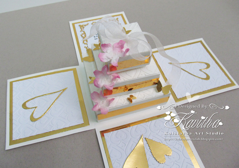 Kalalayaa's Art Stuido: WEDDING THEME EXPLOSION BOXES