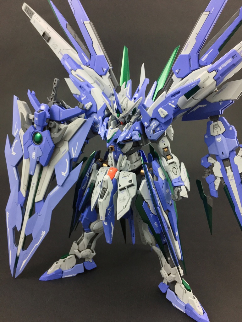 Custom Build: MG 1/100 Gundam 00 Amazing QAN [T] [GBWC 2017]