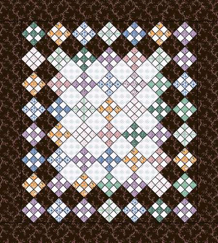 Loose Threads: Nine Patch Design Wall