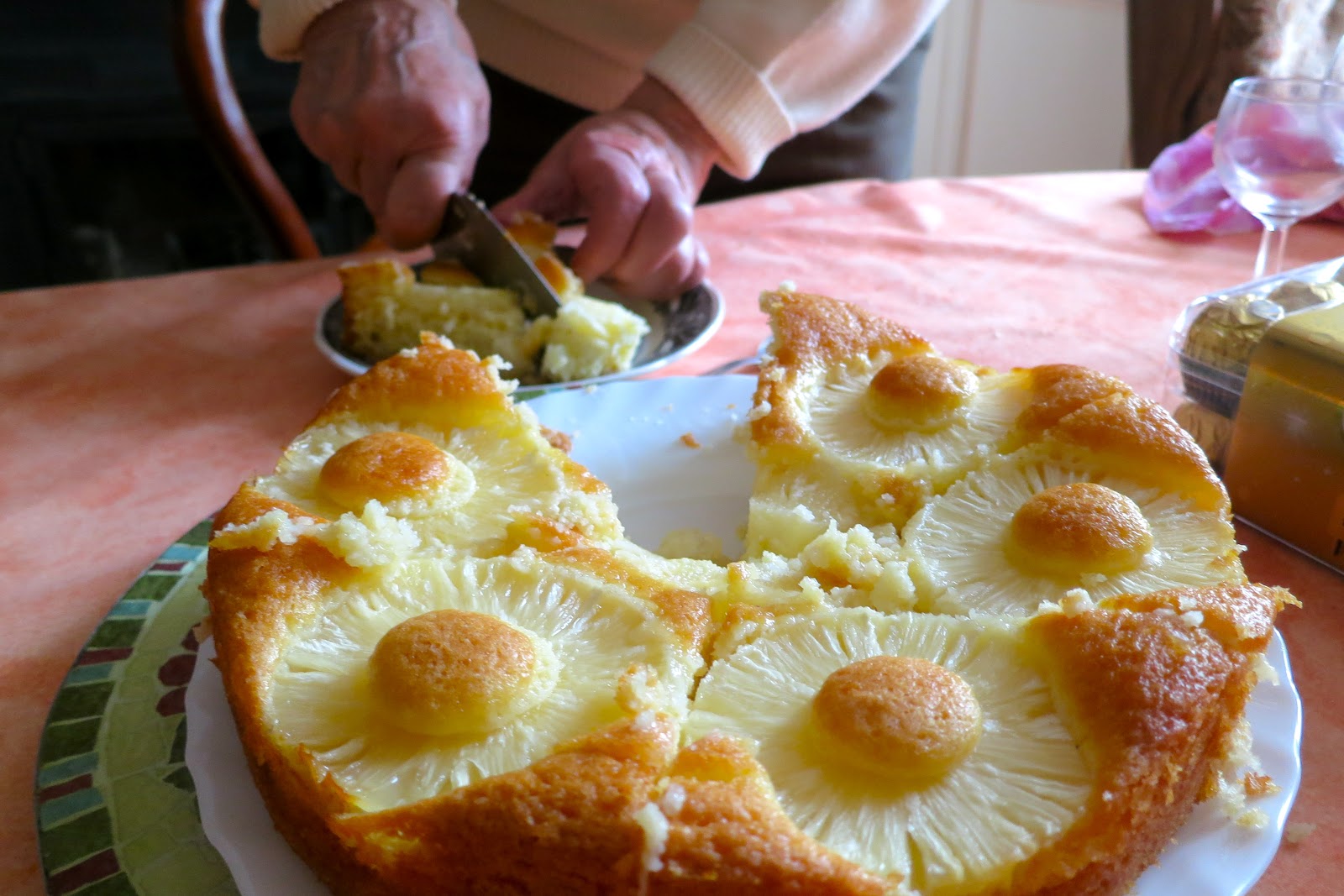 French and Parfait !: Give them (pineapple) cake!