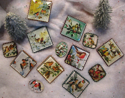 South Bay Studio: Blingy Bird Magnets