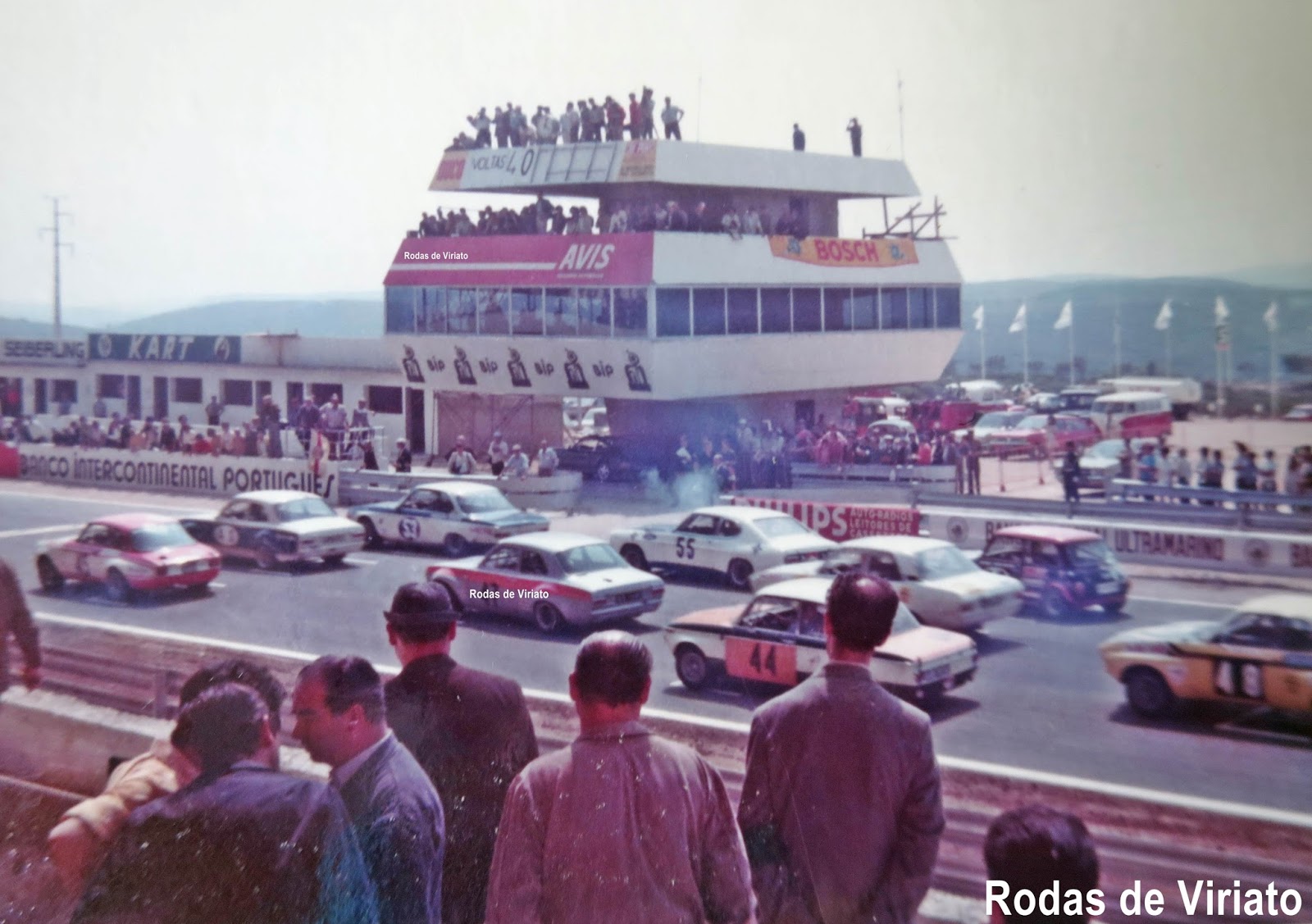 Fotografia de prova de competição automóvel - Autódromo de Luanda