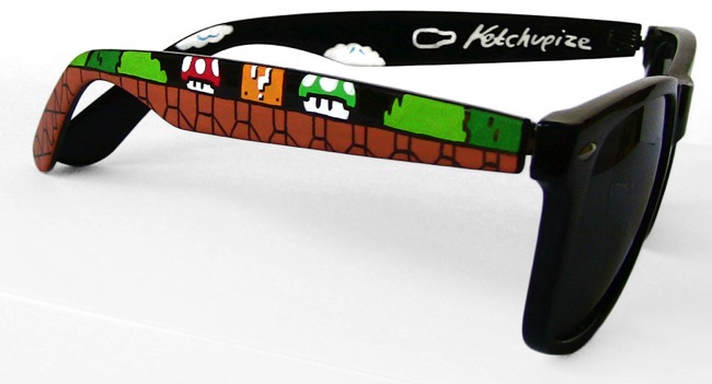 Gafas al estilo Mario Bros