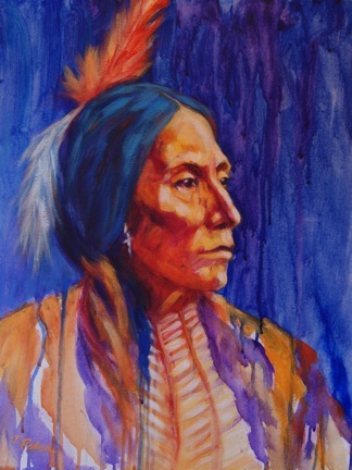 Colorful Southwestern Art: Colorful Native American Indian Painting by ...