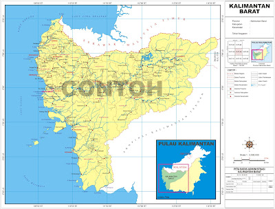 PETA: Peta seluruh Kalbar