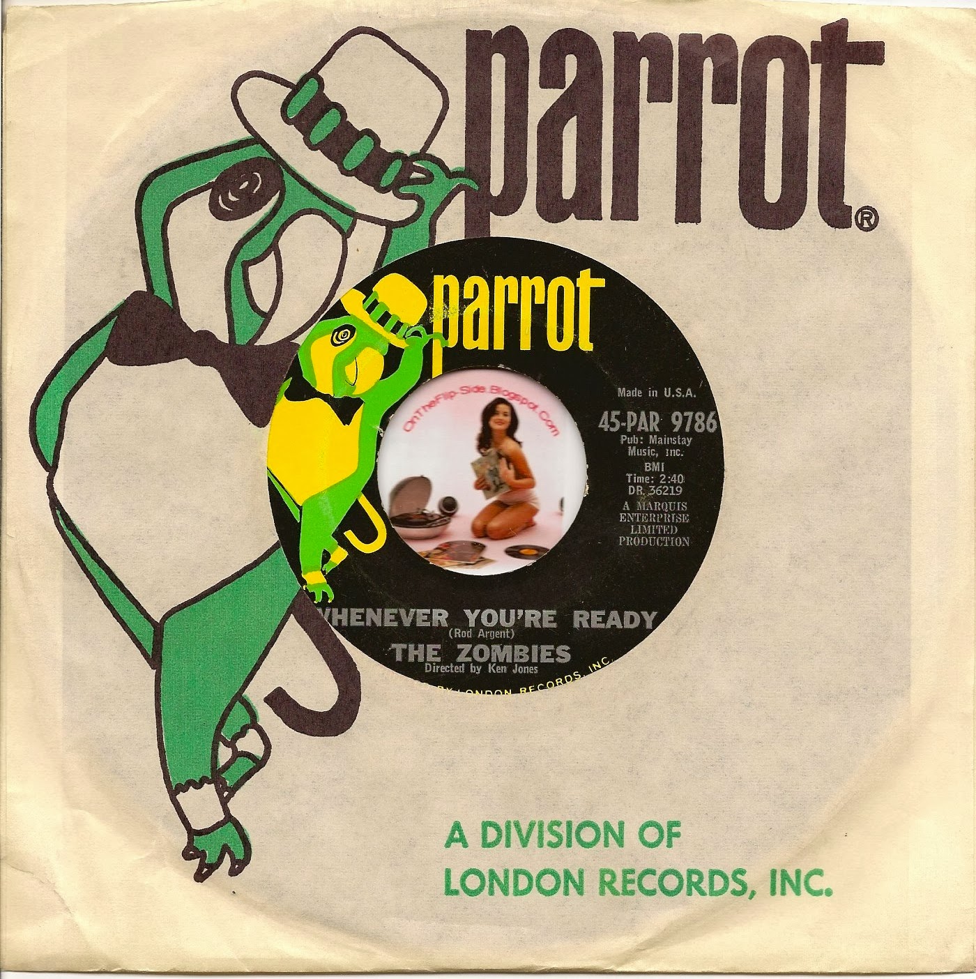 ON THE FLIP-SIDE: Parrot Records Spotlight: The Zombies - Whenever You ...