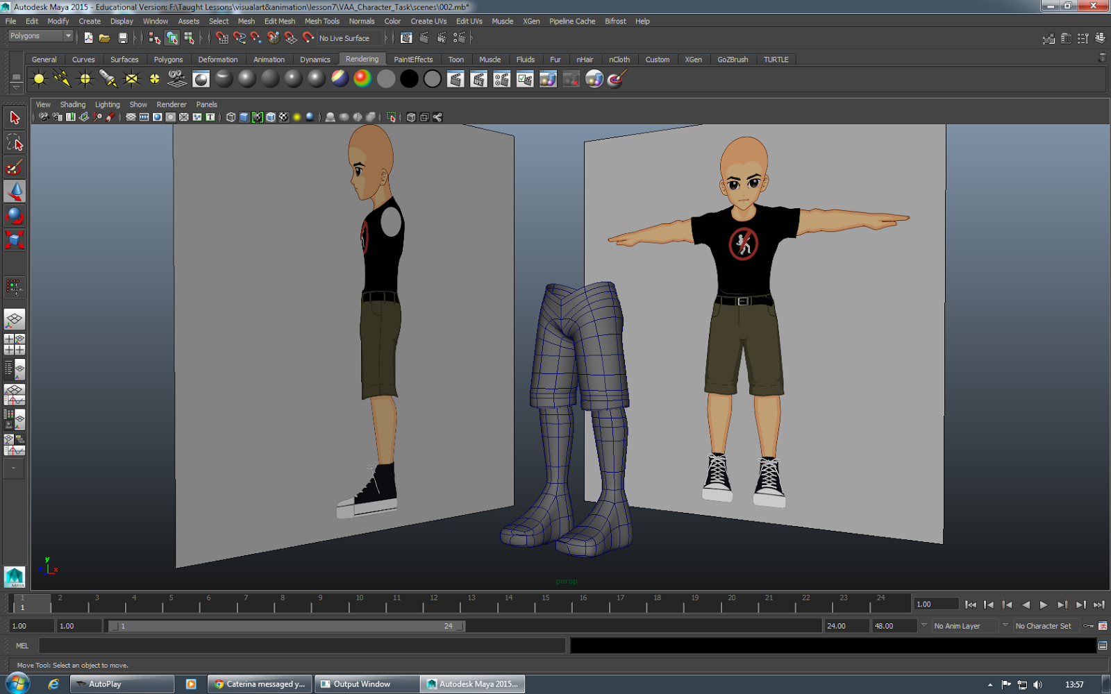 John Howard's Art Place: Autodesk Maya - Character Model Assignment