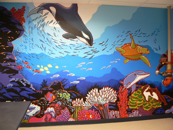 Nadi's Murals: HHSA Mural #5 Fish