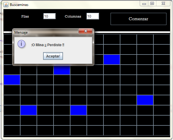 Buscaminas en Java: 2013