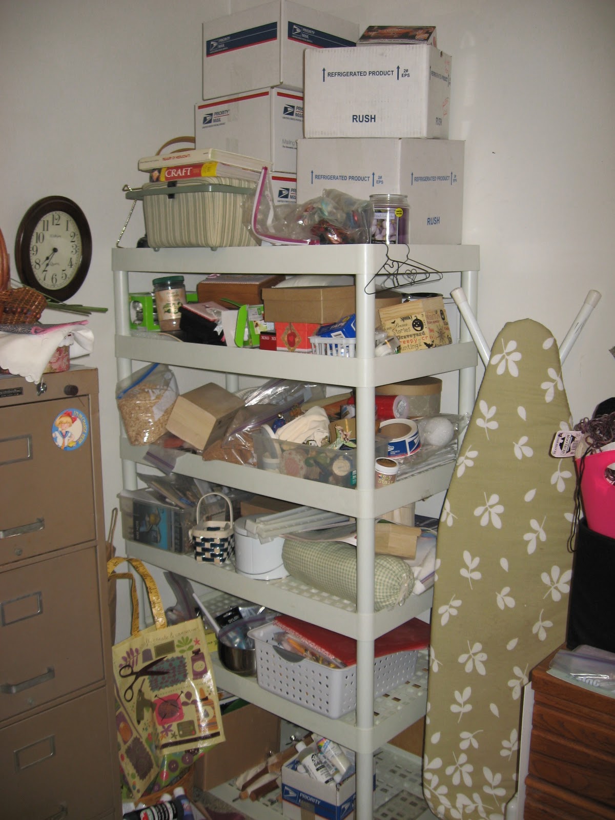 To Stitch or Not to Stitch: The mess I call my sewing room....