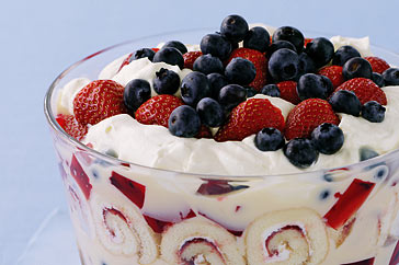 Summer berry trifle recipe