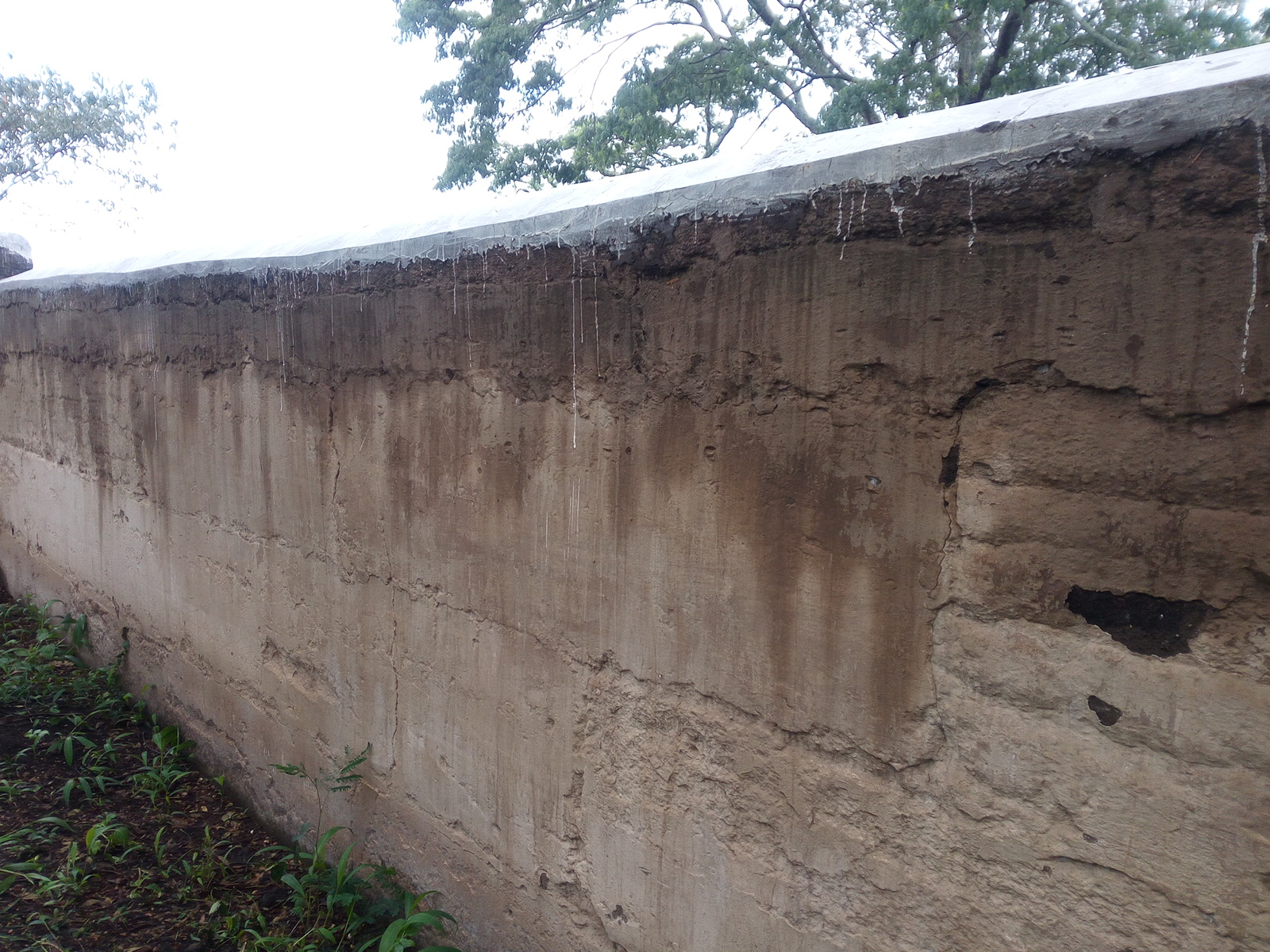 Rammed Earth Retaining Wall