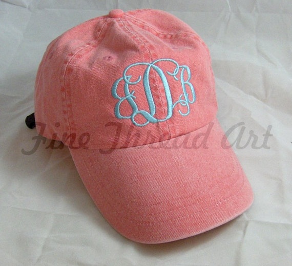 Preppy State of Mind: Monogrammed caps