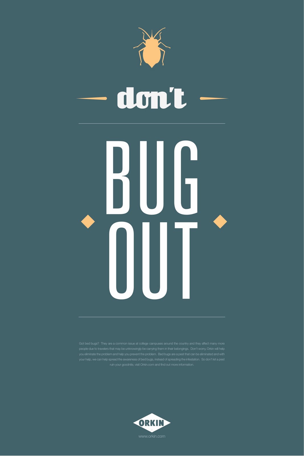 NH Design Blog: Bed Bugs Awareness Poster