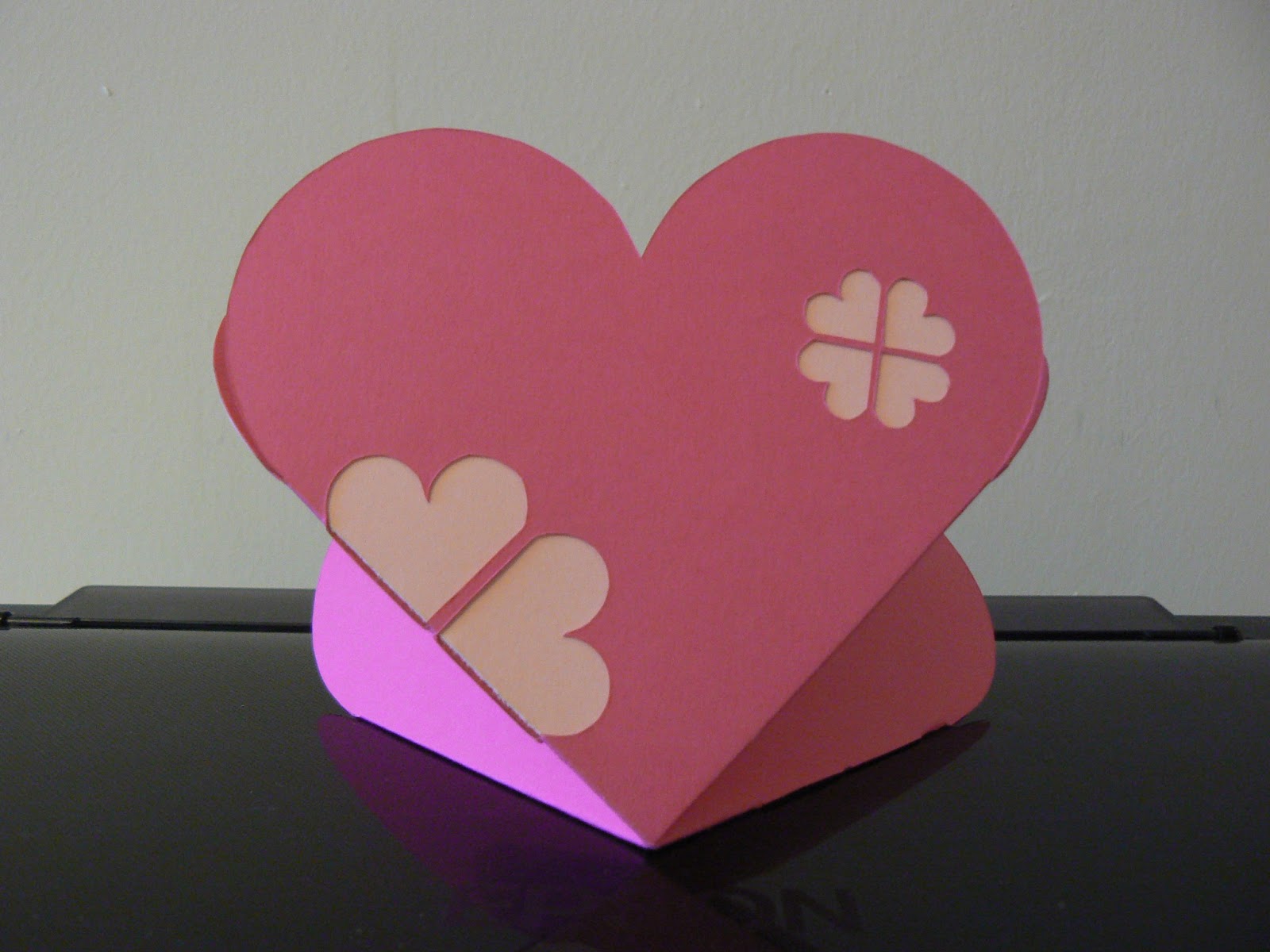 Chantal's CrazyCards: Coeur trèfle à 4 feuilles