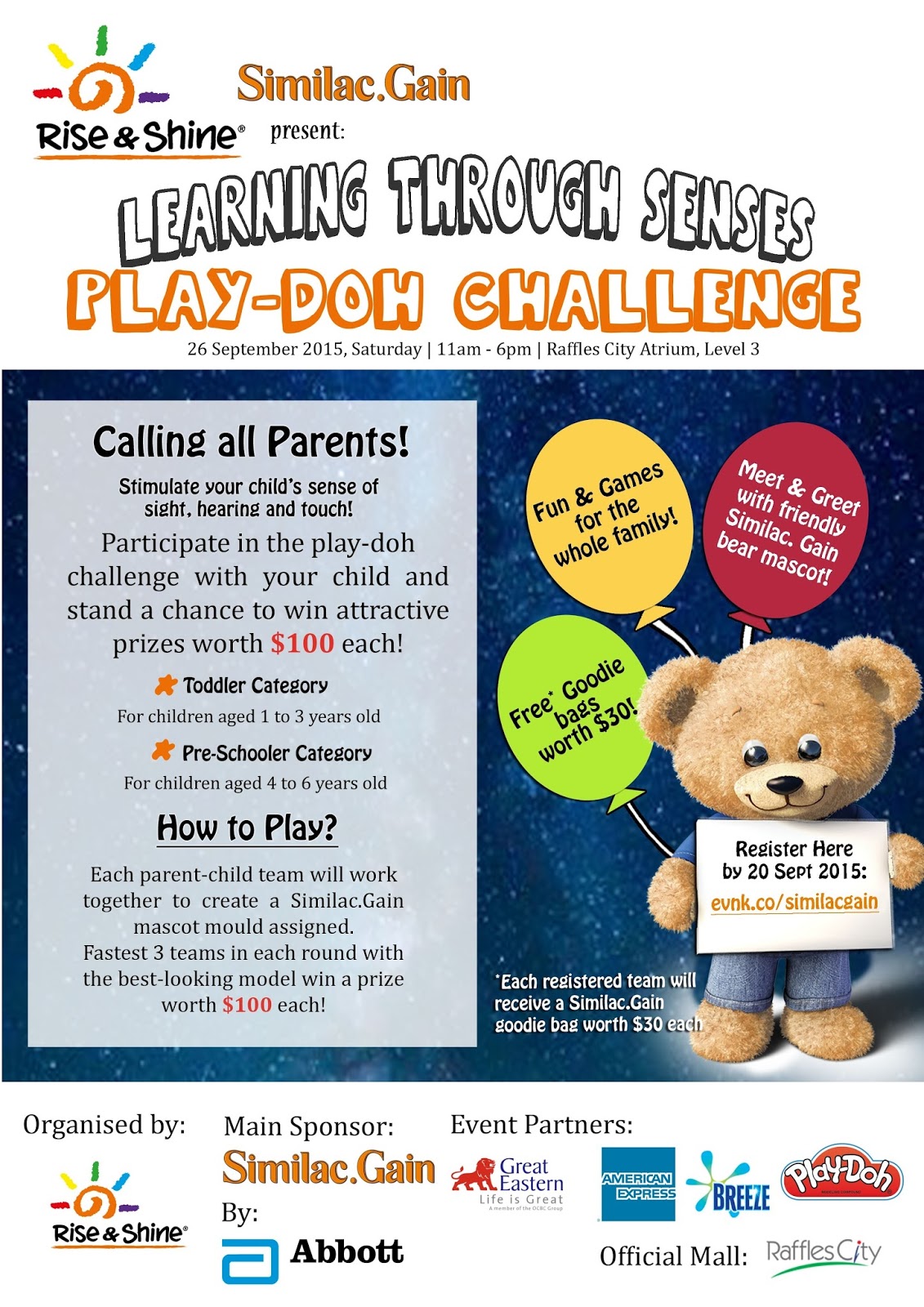 ‘Learning through Senses’ PLAY-DOH Challenge