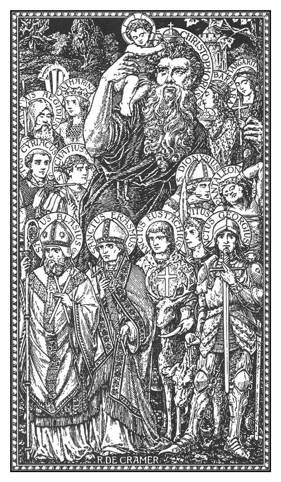 umblepie: 'The Fourteen Holy Helpers'