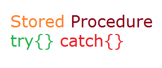 How to use try catch statement in Stored Procedure? | AspBucket