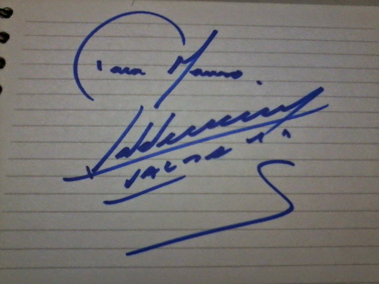 Análisis grafológico de Jorge Valdano. - Grafología Tere C.A.