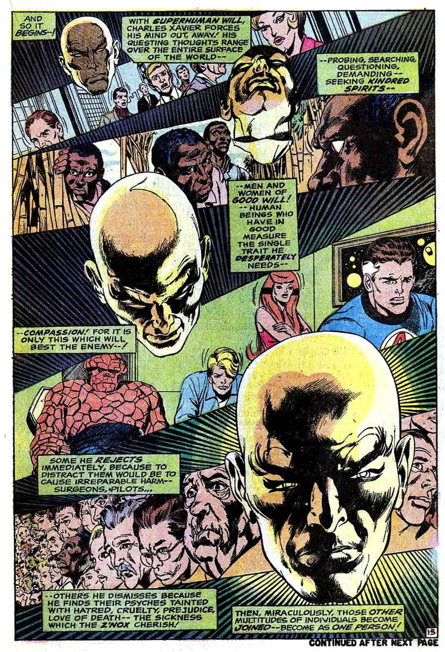 X-men #65 - Neal Adams art - Pencil Ink