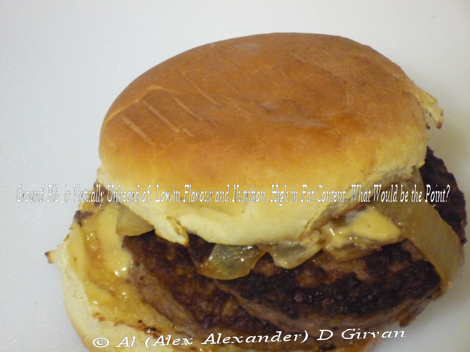 THE NEW PRIME RIB BURGERS-WIDELY ADVERTISED BY A&W AND OTHER FAST FOOD ...
