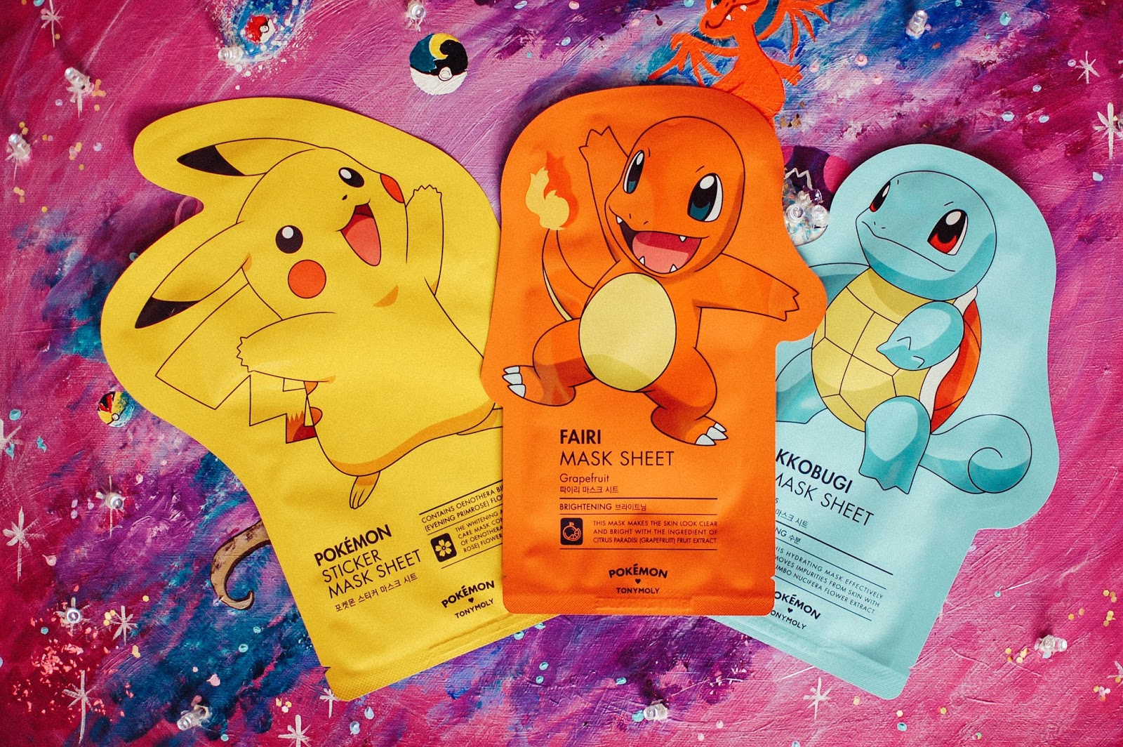 The Redolent Mermaid: Tony Moly Pokemon Sheet Masks