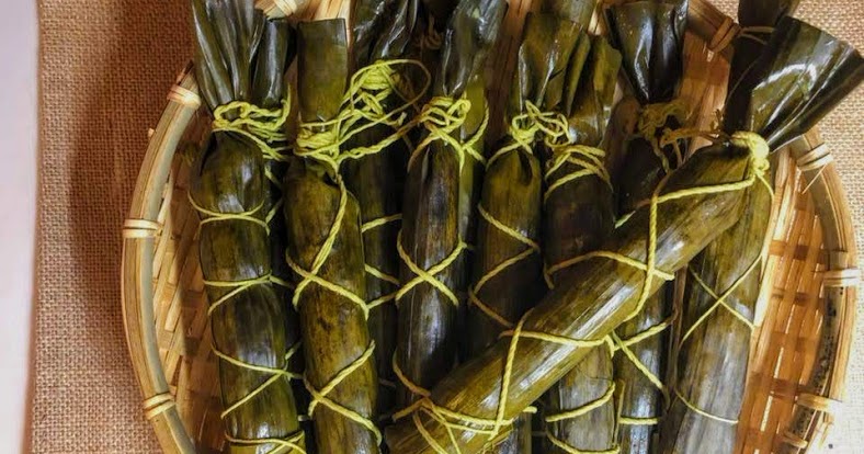LUWEEH KITCHEN : SUMAN sa Ibos Wrapped in Banana Leaves