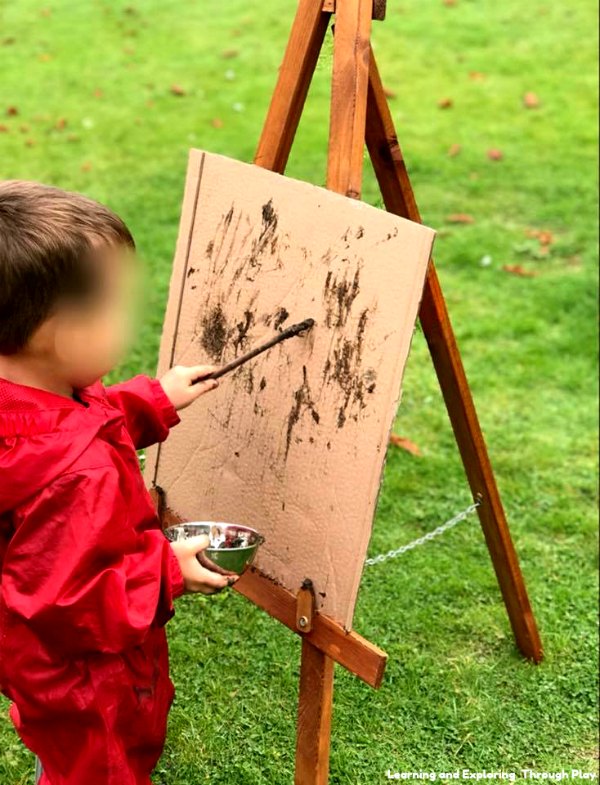 Learning and Exploring Through Play: Outdoor Mark Making Easels