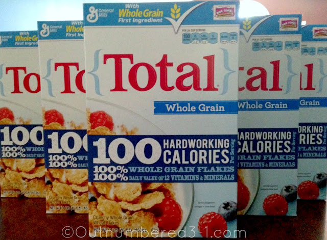 Are You Getting 100%? Total Whole Grain Cereal Review - Outnumbered 3 to 1