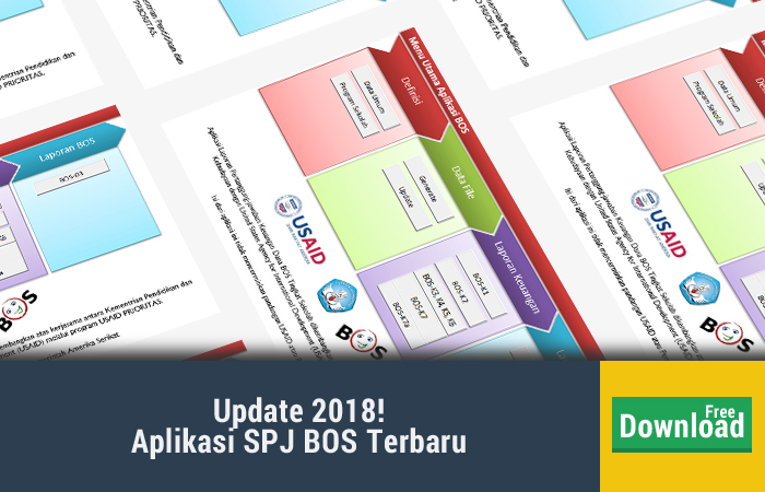 Aplikasi SPJ BOS SD SMP SMA Juknis 2017 Microsoft Excel - Laporan BOS