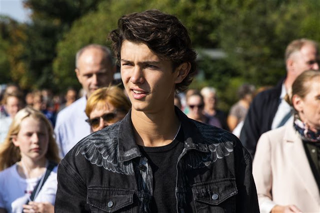 The Royal Children: Danish RF: Princes Nikolai and Felix attend Ecco's walk