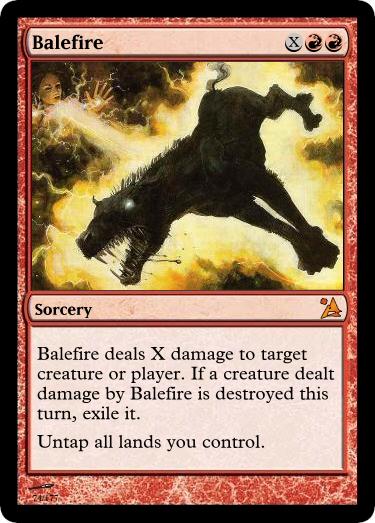 MadOlaf's Magic Cards: Card of the Day - Balefire