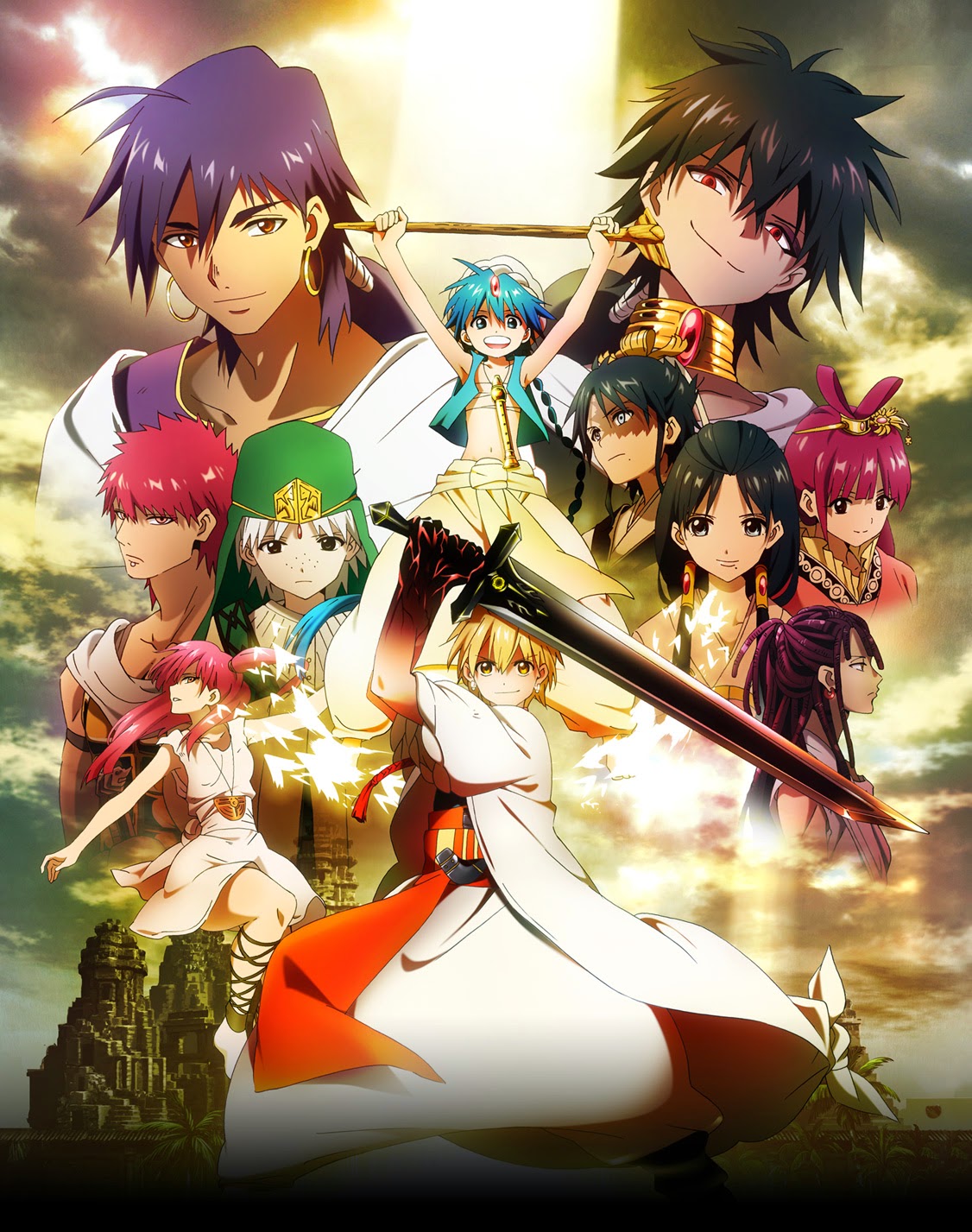 Anime Recomendado: Anime recomendado: "Magi the labyrinth of magic"