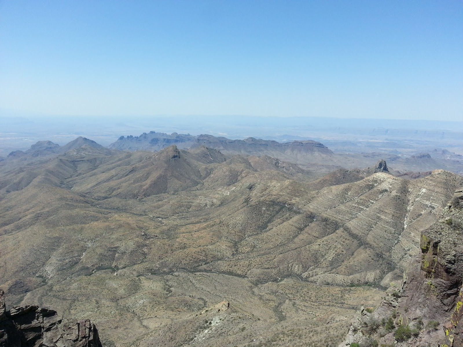 2 Backpacks, 2 Bikes, a Van and a plan..: South Rim Trail - Chisos ...