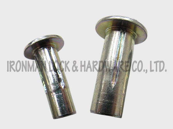 晟睿實業有限公司: 四叉割溝拉帽 PLUSNUT / QUAD FOLDING RIVET NUT / SPLIT NUT