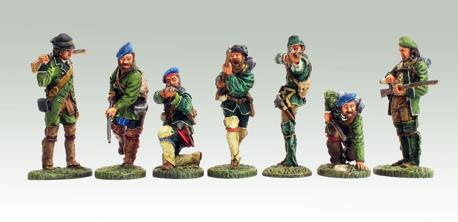 Mike's Painted Miniatures: Rogers Rangers